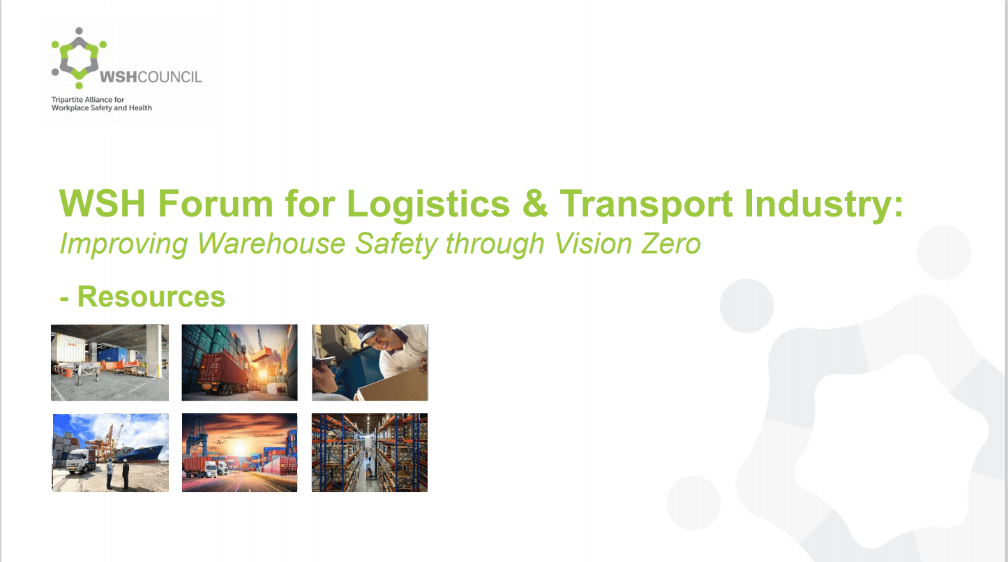 WSH Forum for Logistics and Transport Industry Improving Warehouse ...
