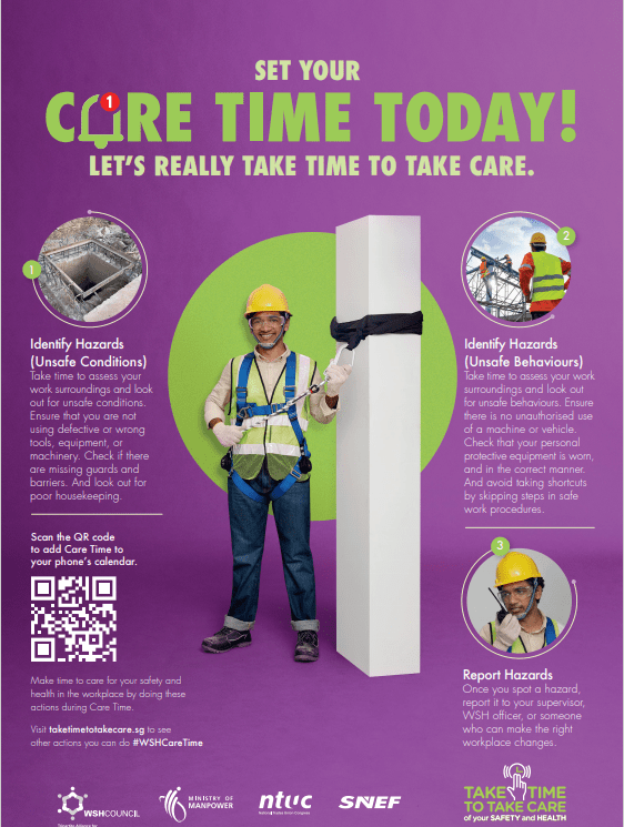 Care Time Safety poster