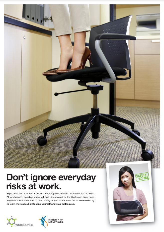 Don't Ignore Everyday Risks At Work (Falls)