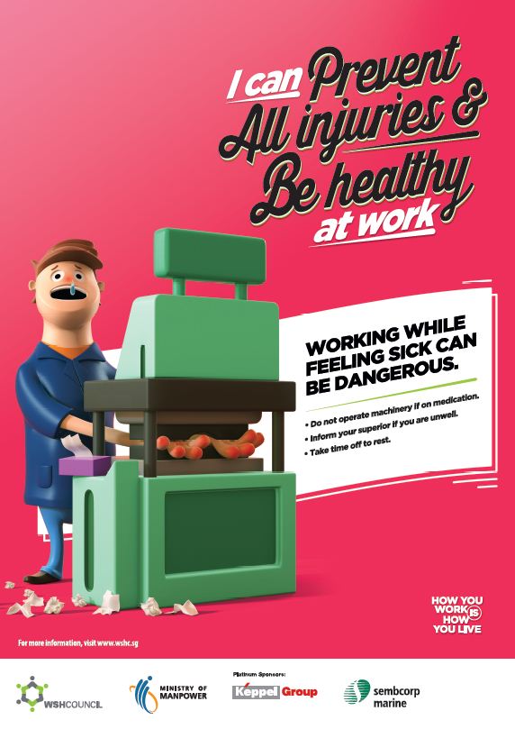 I Can Prevent All Injury And Be Healthy At Work (Feeling Unwell)