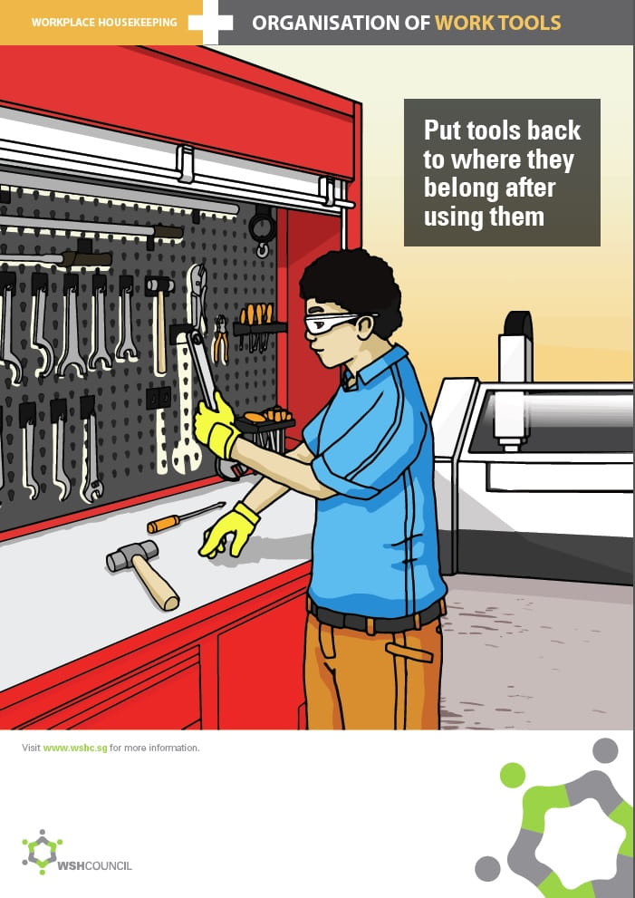 Workplace Housekeeping - Organisation of Work Tools