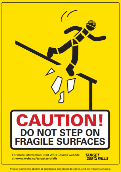 Work at Heights sticker