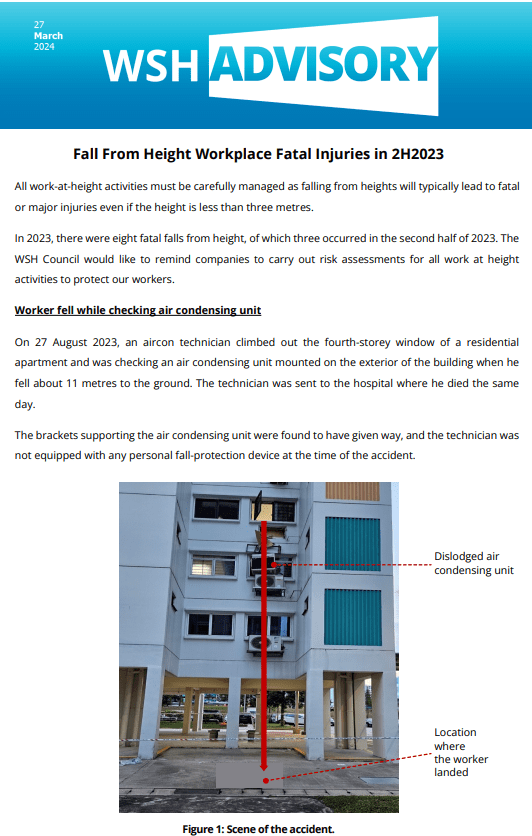 Fall From Height Workplace Fatal Injuries in 2H2023
