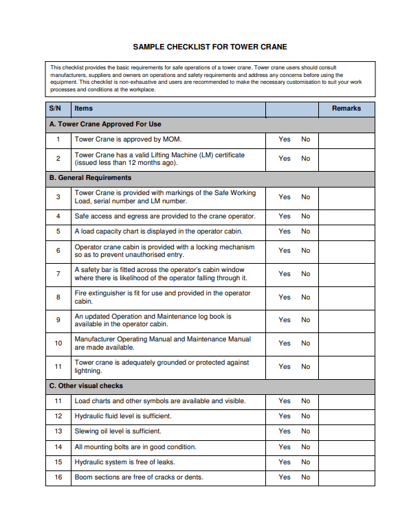 About Lifting Operations