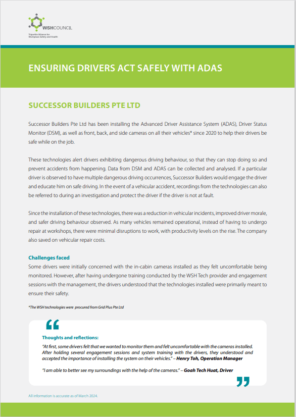 Workplace Traffic Safety Management