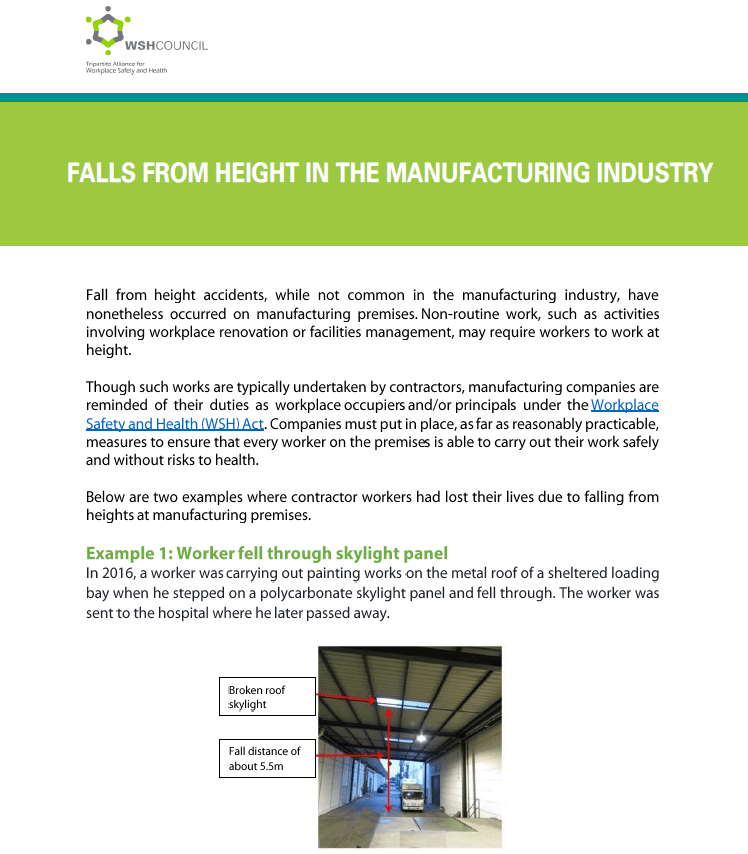 Preventing Falls from Heights